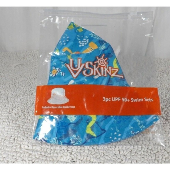 Uv Skinz | Accessories | Uv Skinz Unisex Kids Blue Beach Upf 5 ...